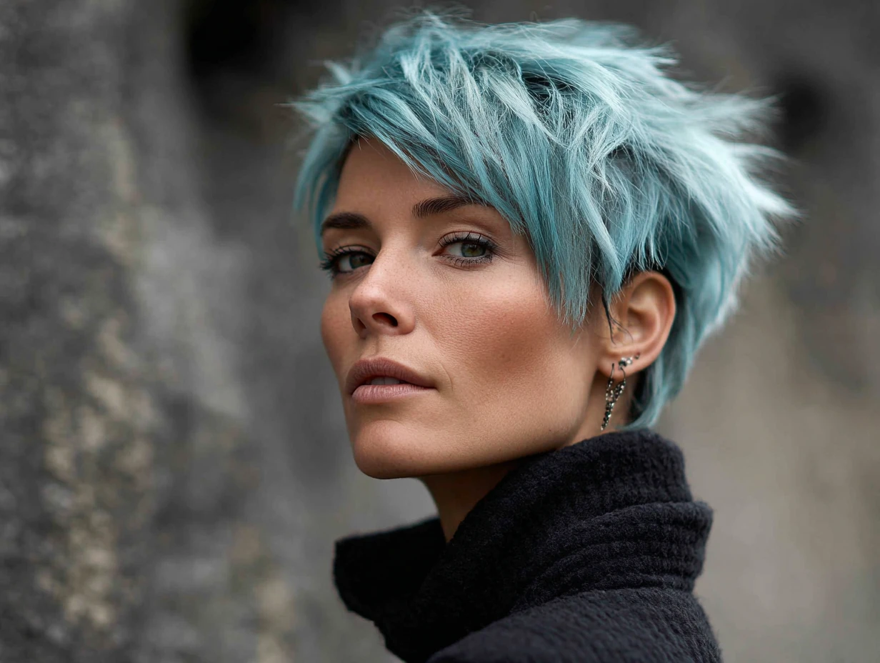 What Face Shapes Work Best with a Shaggy Pixie Cut • ArtFasad