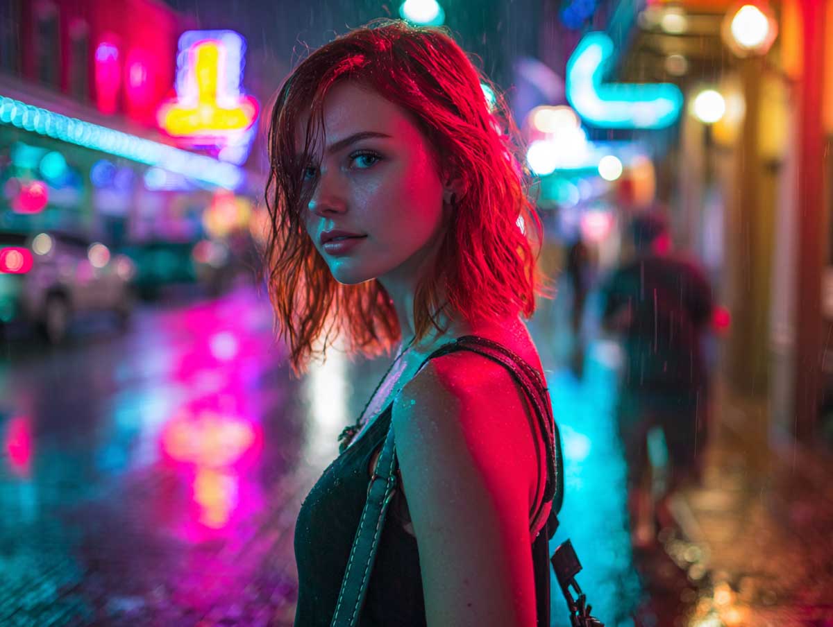 Electric Neon Red Dye Hair Ideas for a Bold Cyber Aesthetic