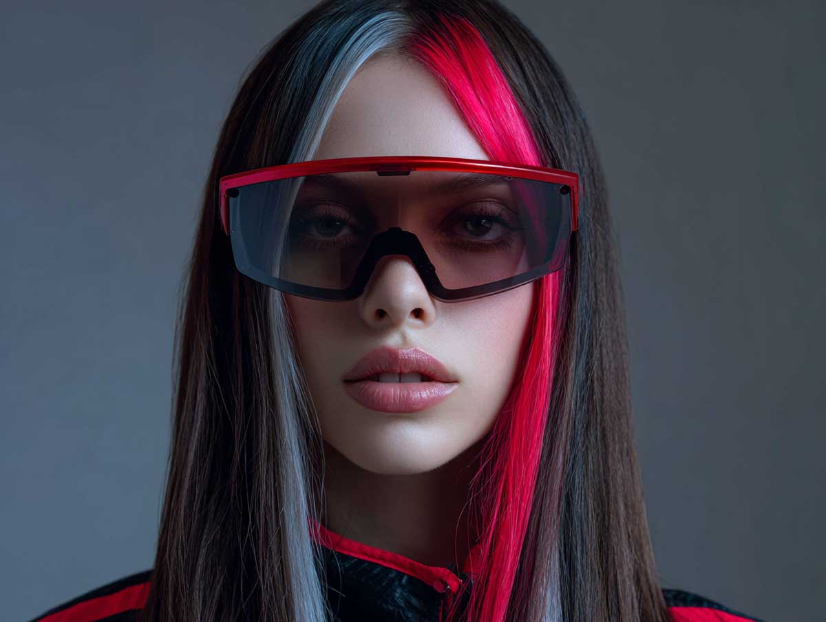 Electric Neon Red Dye Hair Ideas for a Bold Cyber Aesthetic